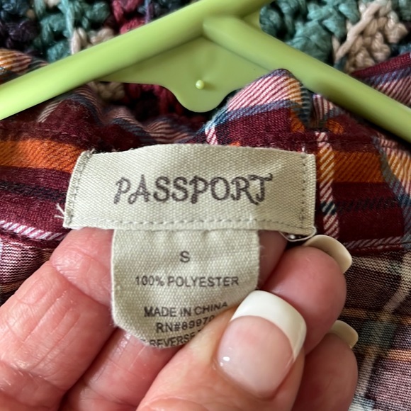 Passport | Tops | Passport Long Sleeve Or Can Roll Up And Button Size ...